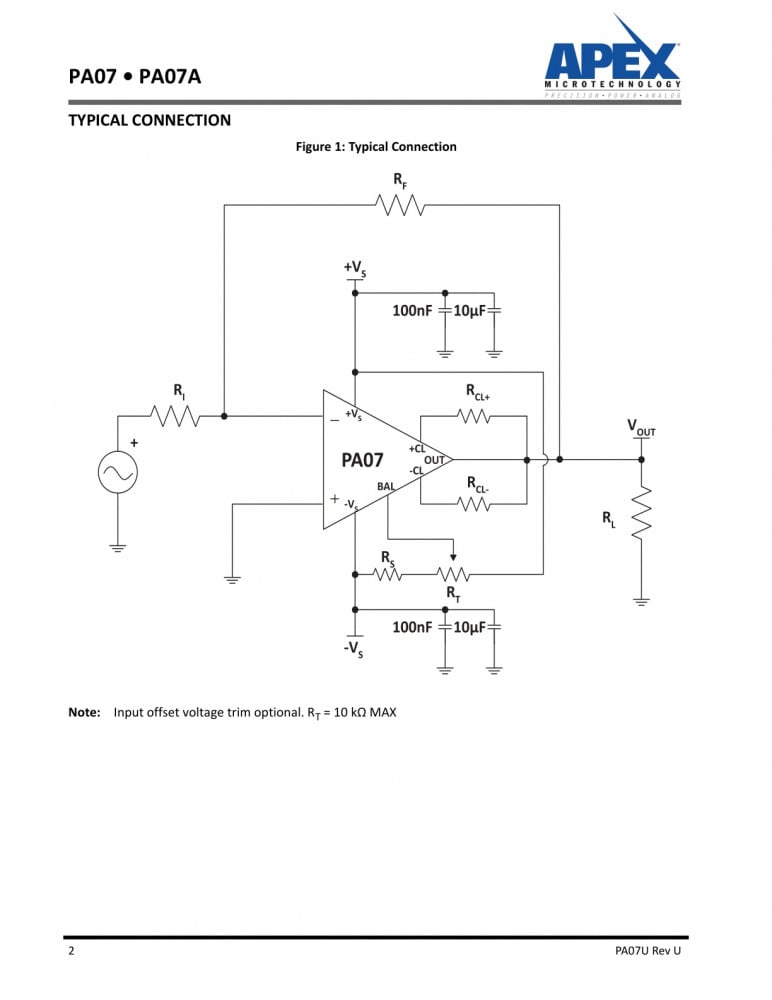PA07M datasheet page 2
