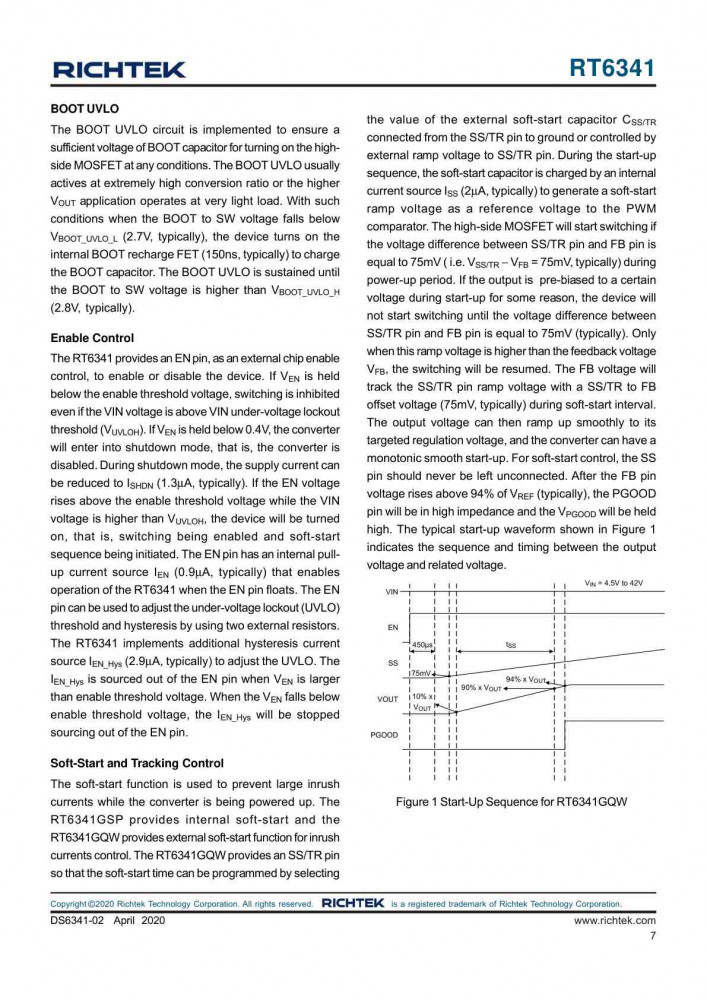 RT6341 datasheet page 7