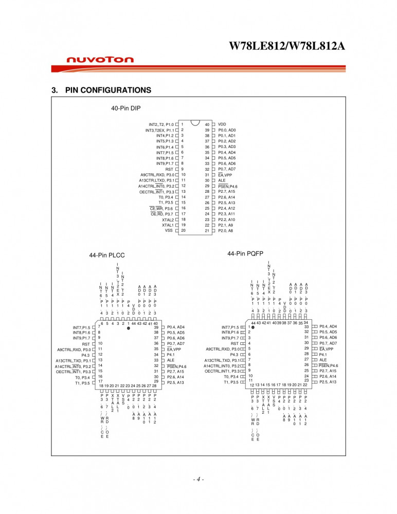W78L812A24FL datasheet page 4