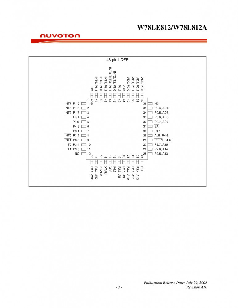 W78L812A24FL datasheet page 5