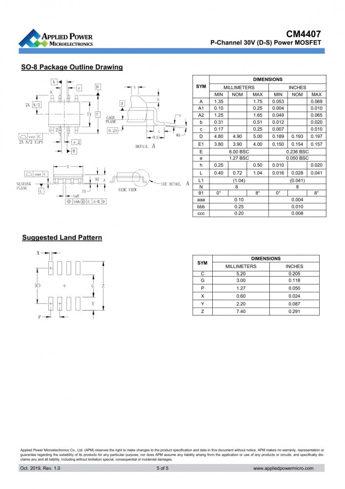 CM4407 datasheet page 5