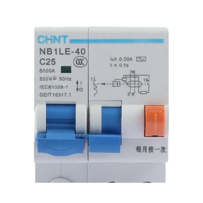 CHINT NB1LE-40 2P C16 30mA Miniature Residual Current Circuit Breaker