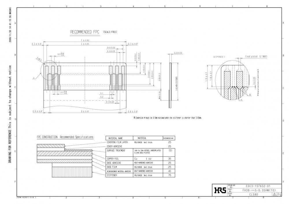 HRS FH39 dimensions page