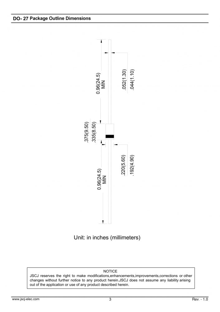 MUR460 datasheet page 3