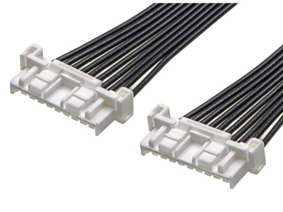 CLIK-Mate-to-Pigtail Off-the-Shelf (OTS) Cable Assembly, 2.00mm Pitch, Single Row, 600.00mm Length, 10 Circuits, White