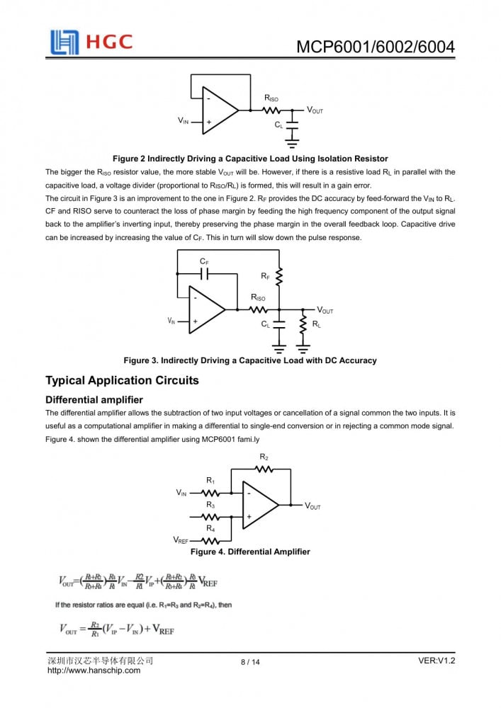 MCP6001AIDBVRG datasheet page 8