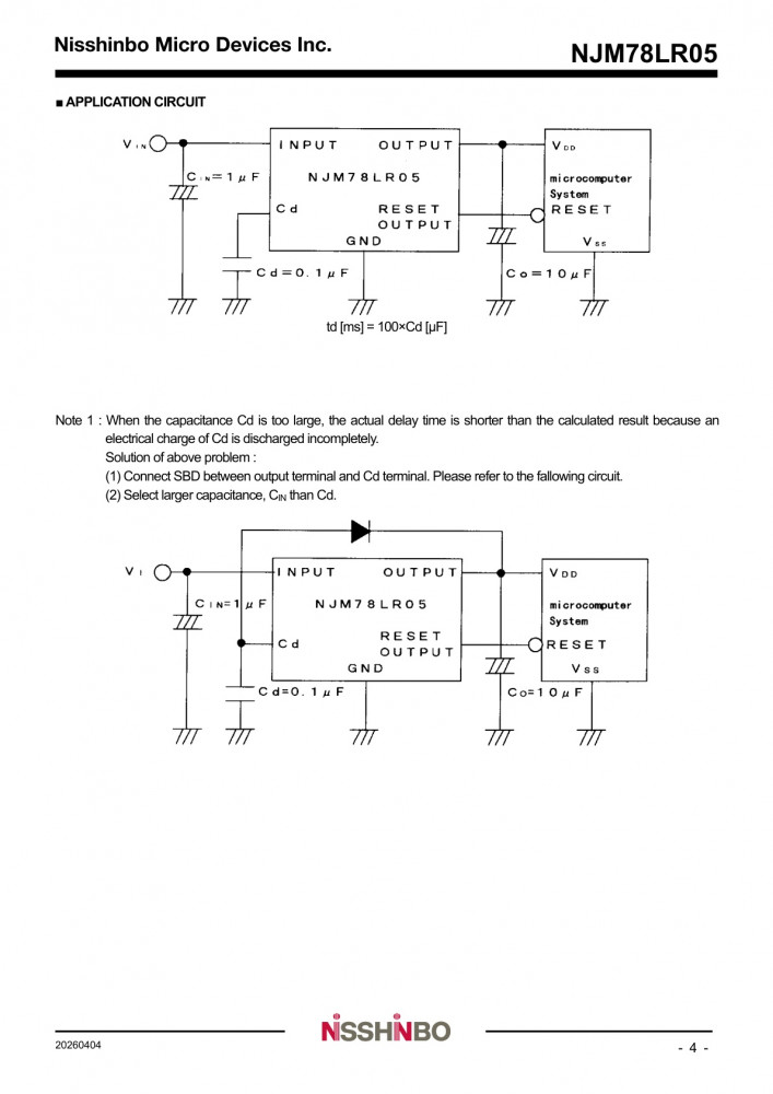NJM78LR05 datasheet page 4