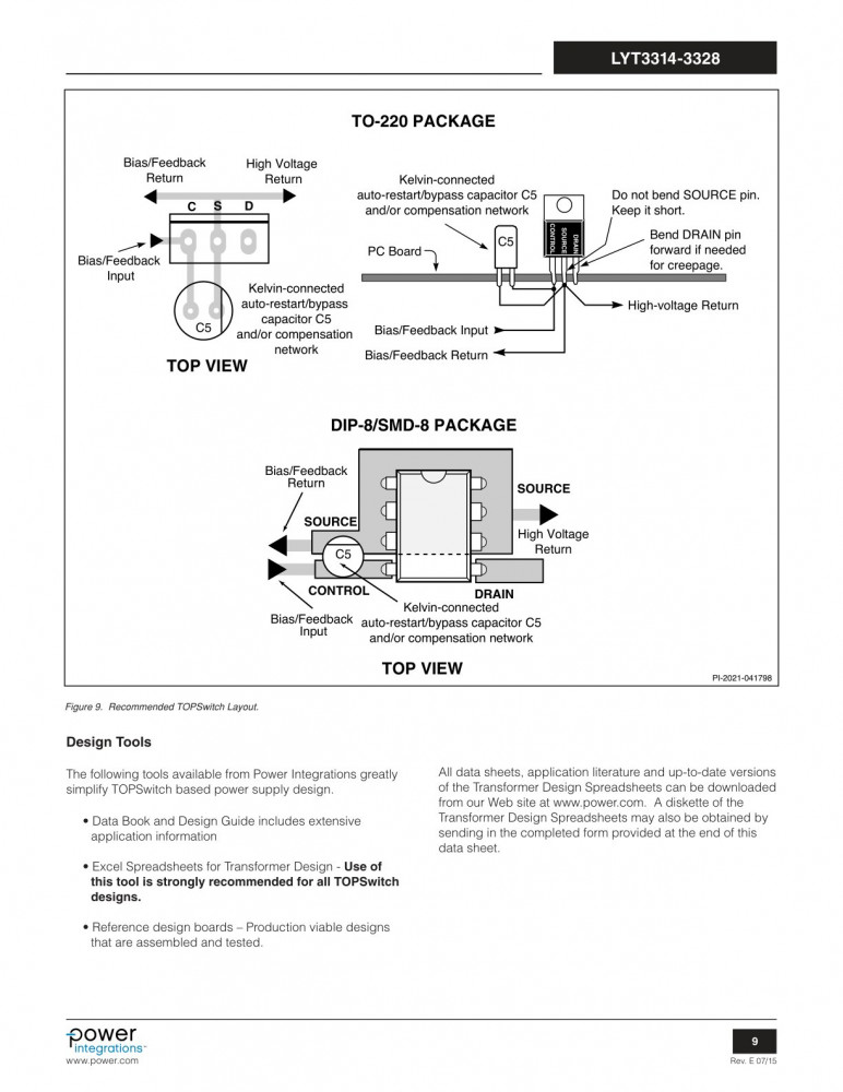 TOPSwitch-II datasheet page 9