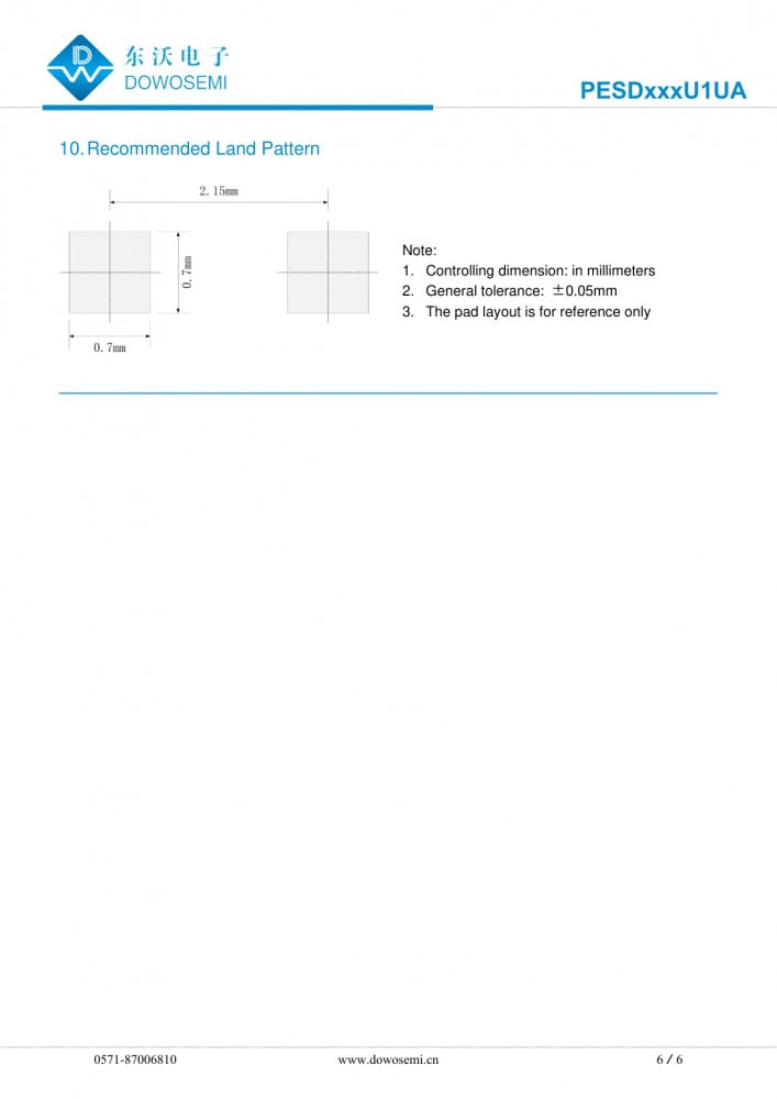 PESD5V0U1UA datasheet page 6