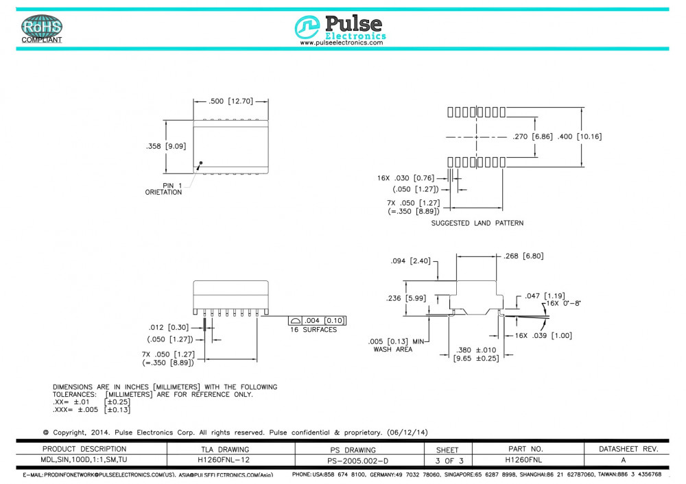 H1260FNLT datasheet page 3