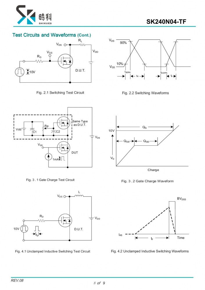 SK240N04-TF datasheet page 8