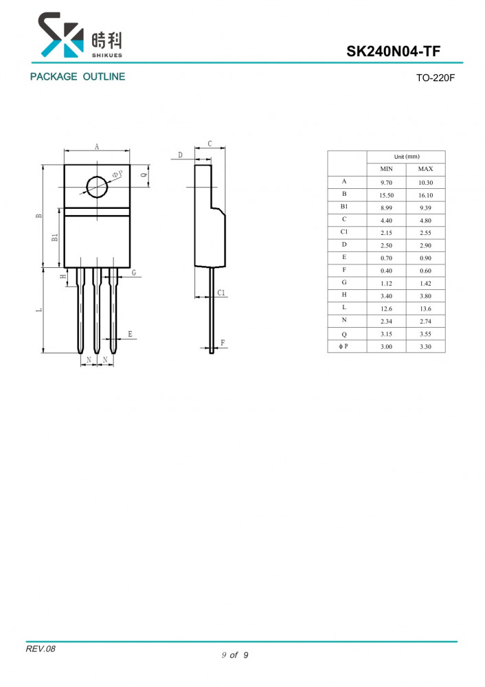 SK240N04-TF datasheet page 9