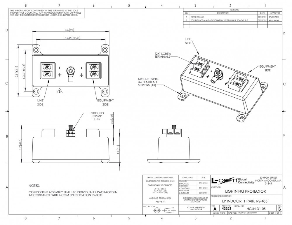 HGLN-D1-05 technical document preview