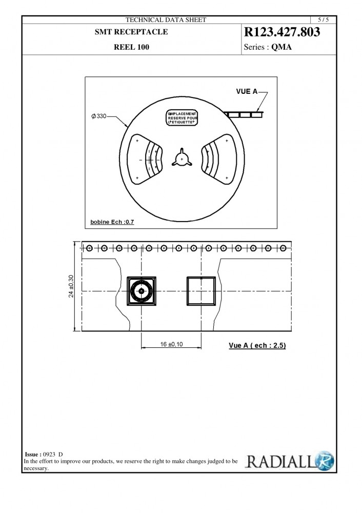 Radiall R123427803 technical document page 5