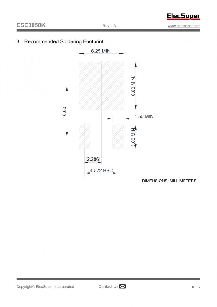 ESE3050K datasheet page 6