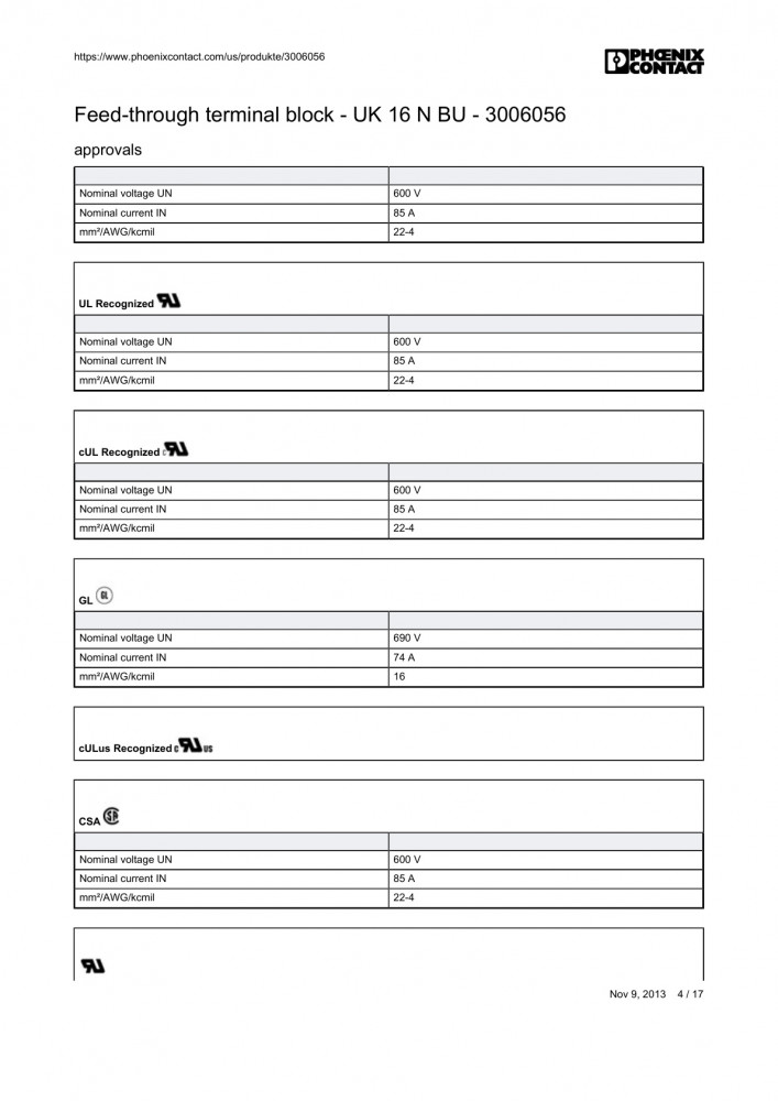 UK 16 N BU 3006056 technical document page 4
