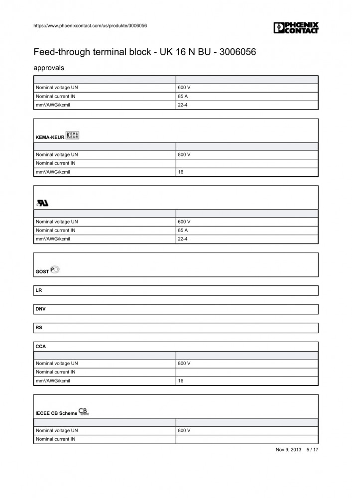 UK 16 N BU 3006056 technical document page 5