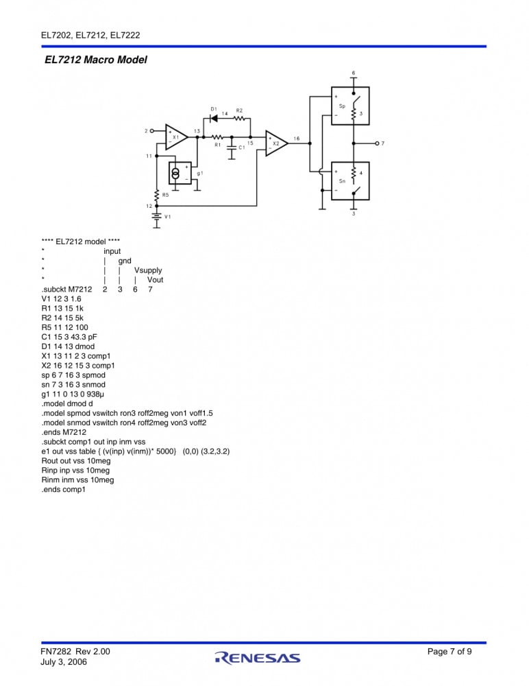 EL7202 family datasheet page 7