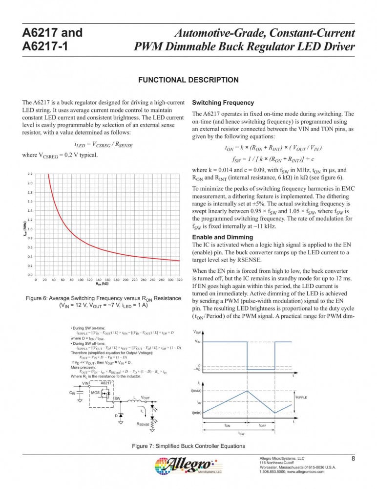 A6217 datasheet page 8