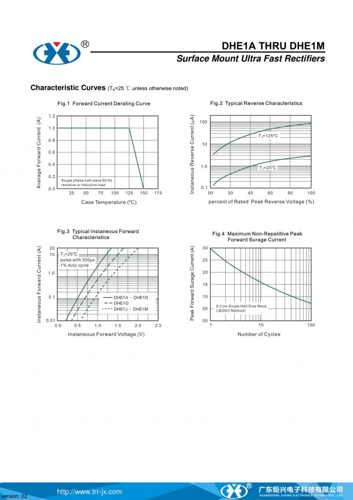 JUXING DHE1G datasheet page 2