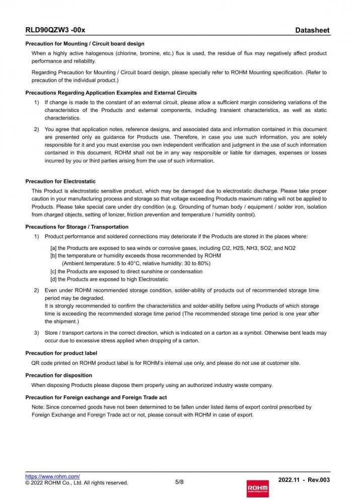 RLD90QZW3-00A technical document page 5
