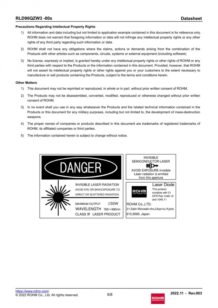 RLD90QZW3-00A technical document page 6