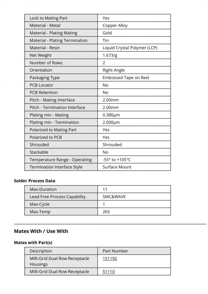 MOLEX 1511200230 product document image, page 3