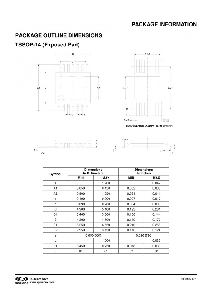SGM8417-4 datasheet page 10