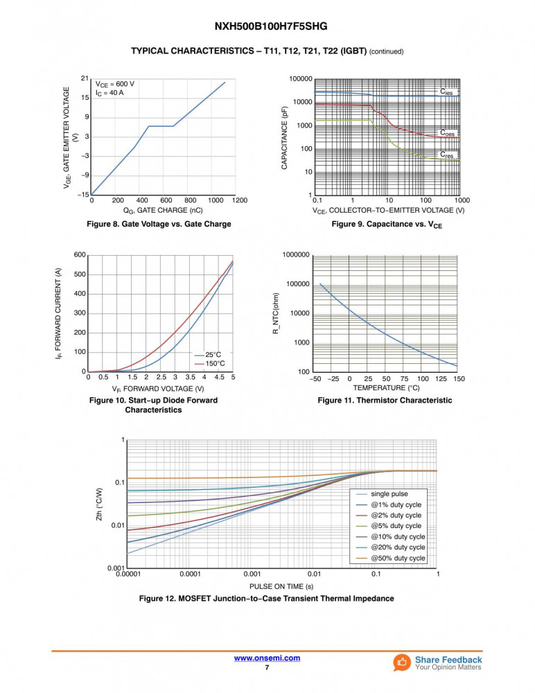NXH500B100H7F5SHG datasheet preview, page 7