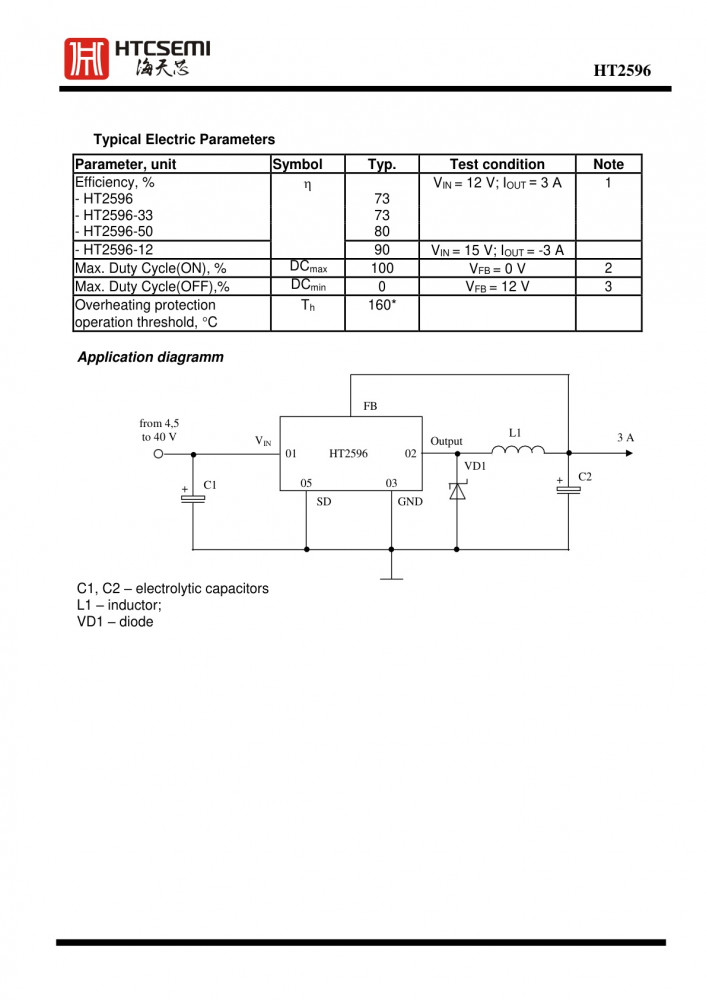 HT2596S-ADJ datasheet page 9