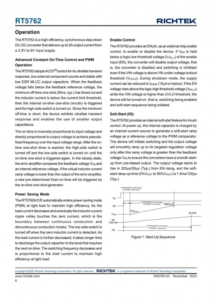RT5762 datasheet page 6