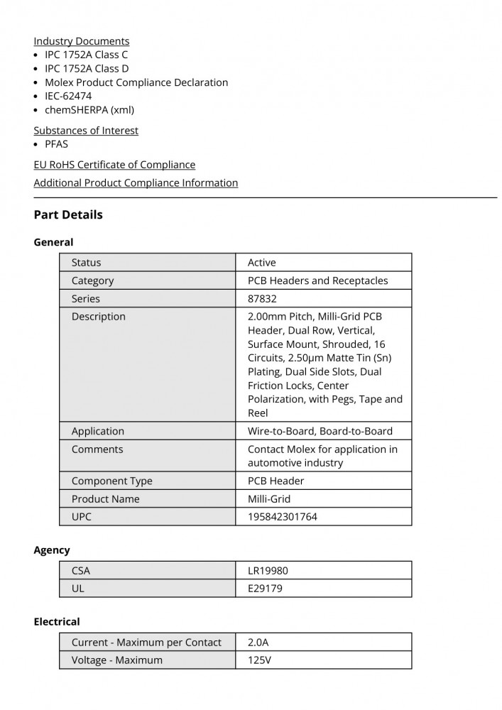 MOLEX 878325730 product document image 2