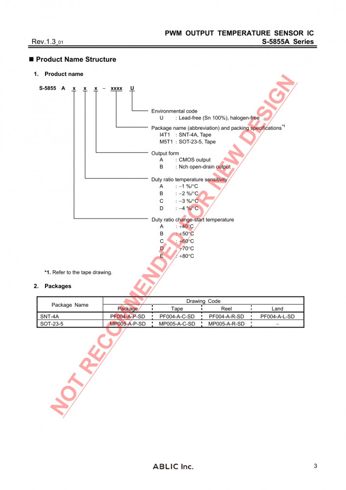 ABLIC S-5855A datasheet page 3
