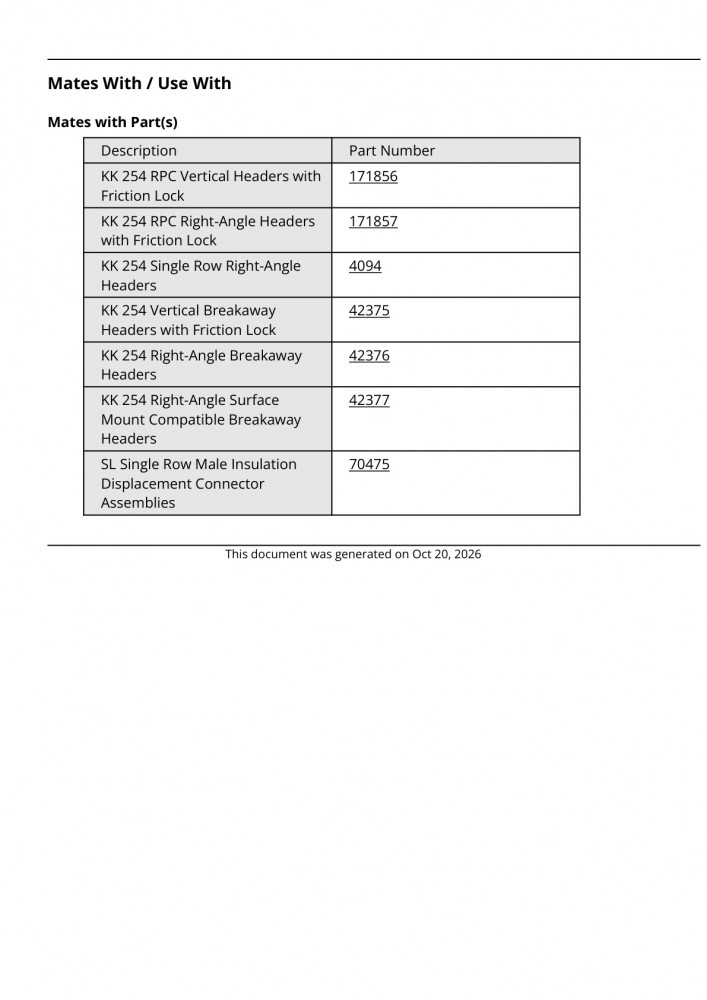 MOLEX 22027103 technical document image, page 4
