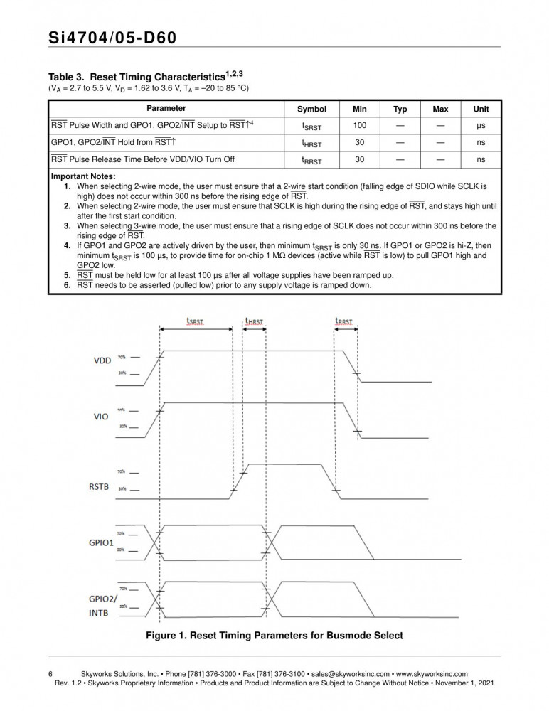 SI4704-D60-GM technical document preview, page 6