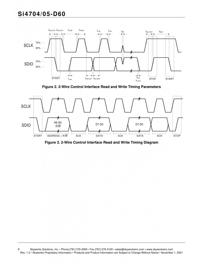SI4704-D60-GM technical document preview, page 8