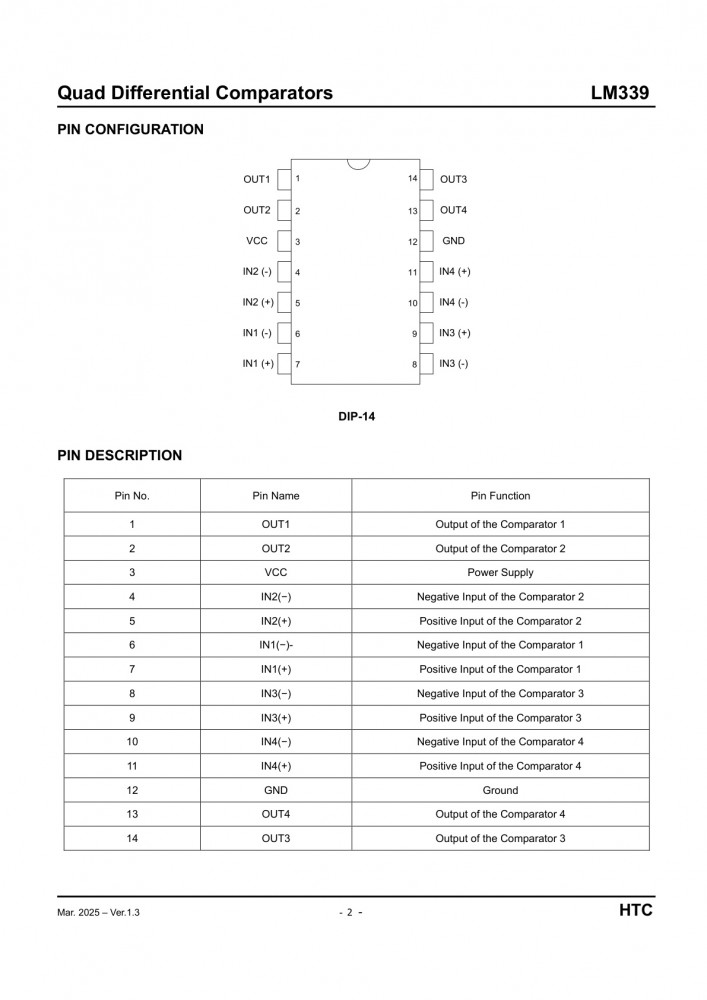 LM339N datasheet page 2