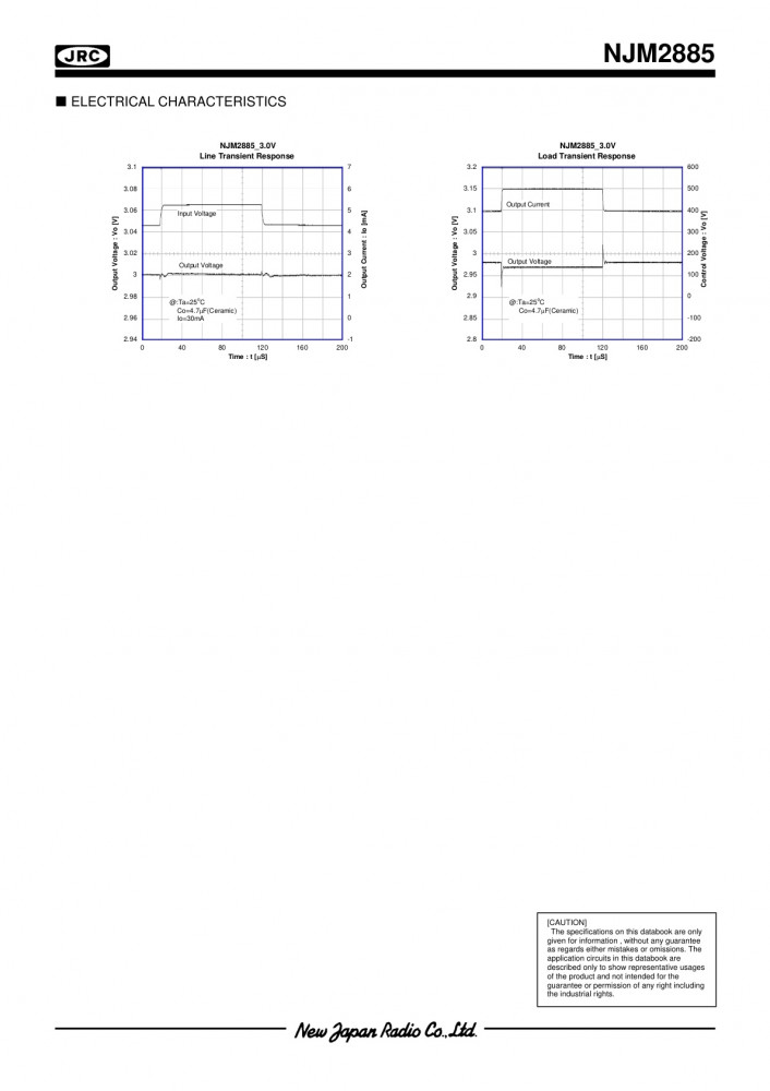 NJM2885 datasheet page 7