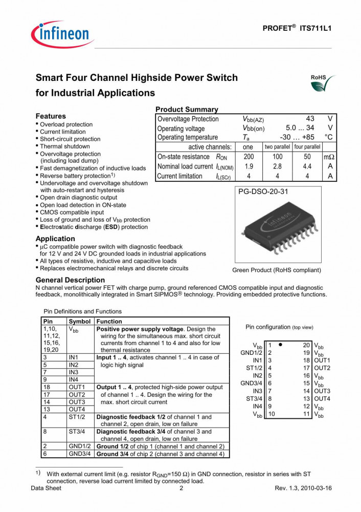 ITS711L1FUMA1 datasheet page 2