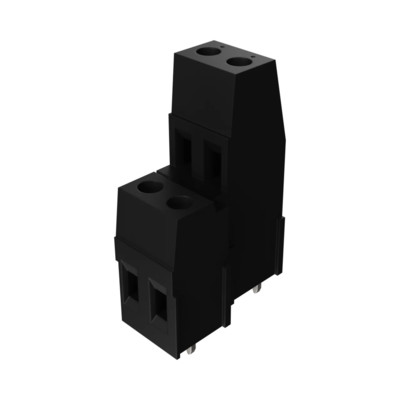 5.08mm Pitch Beau Eurostyle High Profile, Two Level Terminal Block, Modular, 4 Circuits for sale