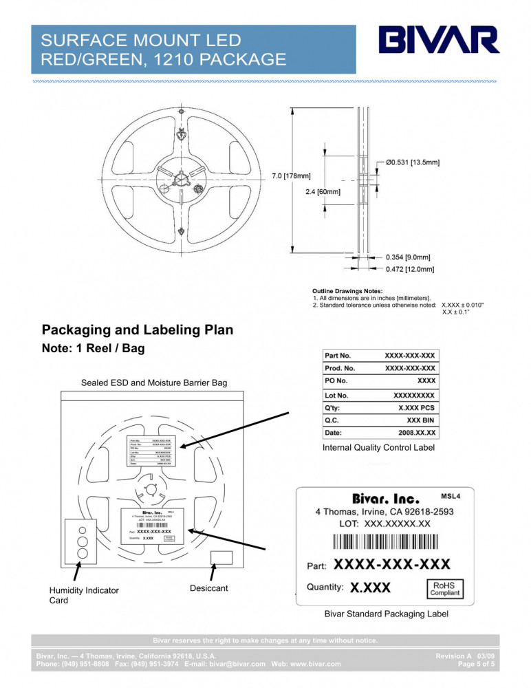 BIVAR SM1210BC-UR/UG datasheet page 5