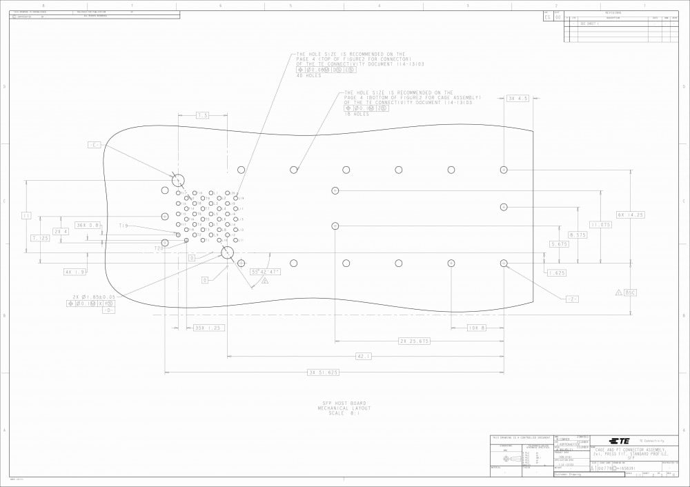 TE Connectivity drawing page 2 for 1658391
