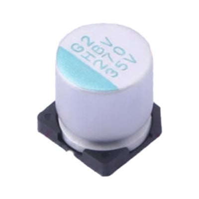 Lelon HBV221M1VTR-1010 Aluminum-Polymer Capacitor