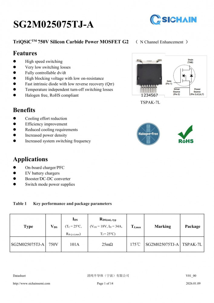 SG2M025075TJ-A datasheet page 1