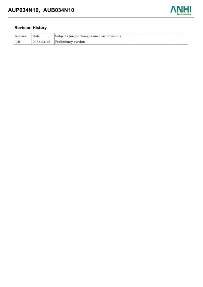 AUB034N10 datasheet page 10