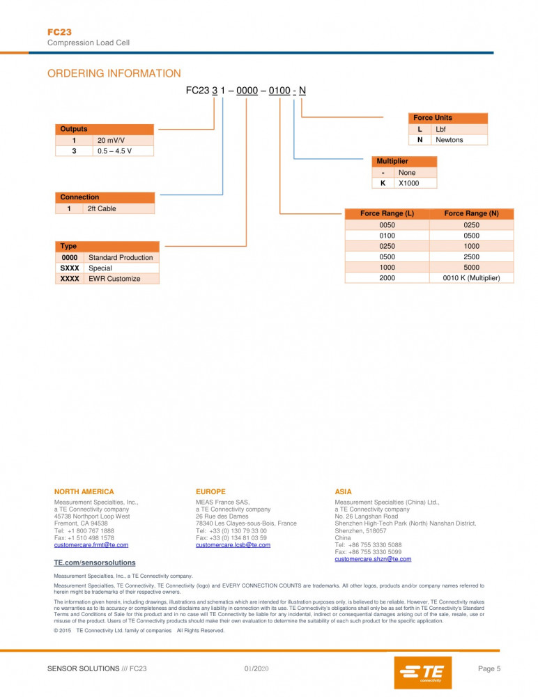 FC23 datasheet page 5