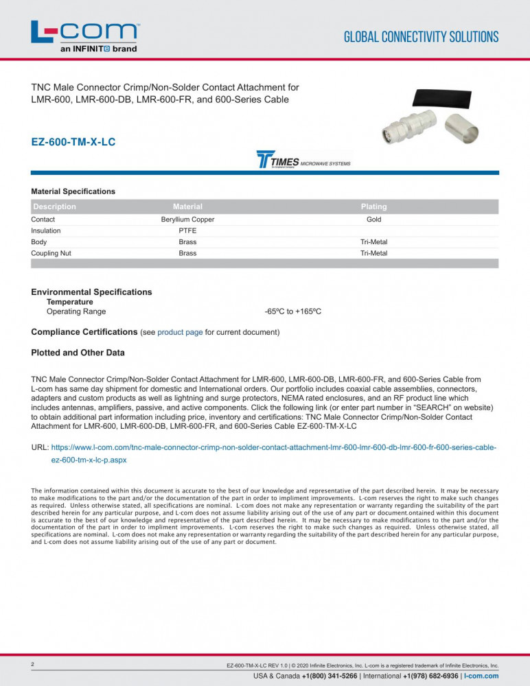 EZ-600-TM-X-LC datasheet page 2
