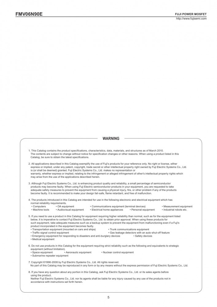 FMV06N90E datasheet page 5