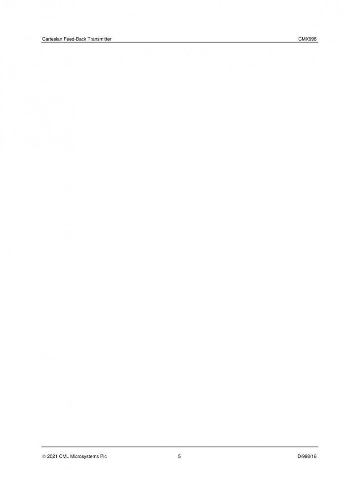 CMX998 technical document page 5