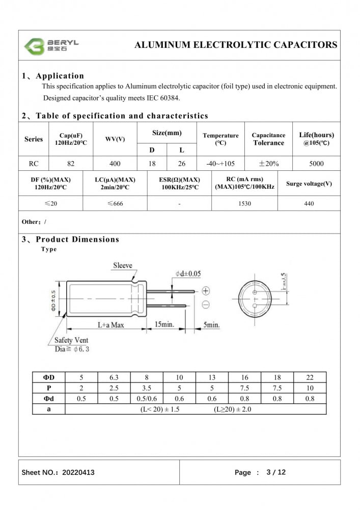 RC400M820LO18*26TH-2B1Et specification page 3